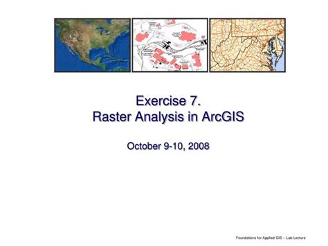 Ppt Exercise Raster Analysis In Arcgis October Powerpoint Presentation Id