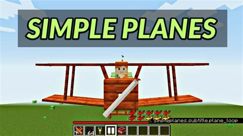 Simple Planes Mod Helicopter Simple Large Cargo Planes In Minecraft Wooden Airplane