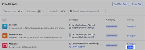 Admin View And Configure Installed Apps