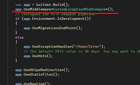 Core Unhandled Database Error Not Showing Error Page Stack