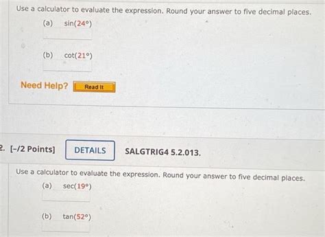 solved use a calculator to evaluate the expression round