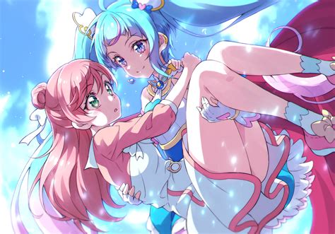 Sora Harewataru Nijigaoka Mashiro And Cure Sky Precure And 1 More