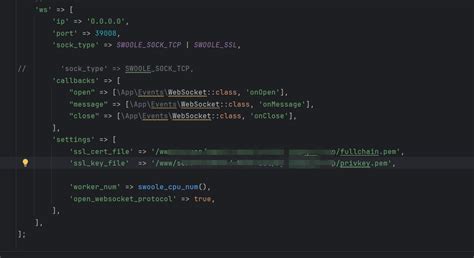 Websocket配置ssl证书无效 · Issue 37 · Simple Swoolesimps · Github