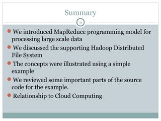 Map Reduce In BIG DATA PPT Cloud Computing Internet