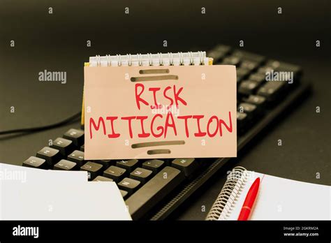 Conceptual Caption Risk Mitigation Business Idea Strategy To Prepare