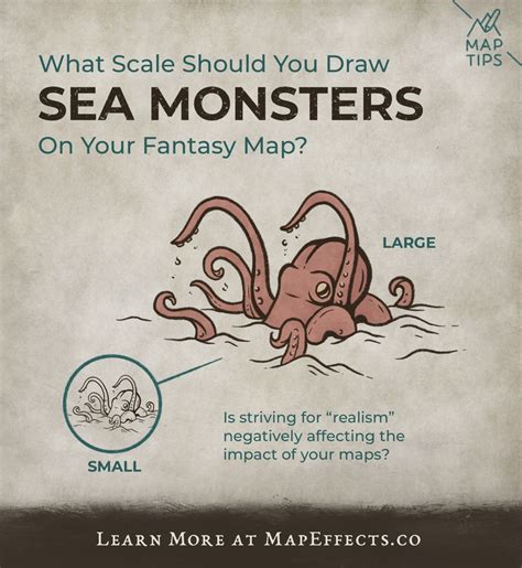 Sea Monsters What Scale Should They Be On Your Fantasy Maps Map