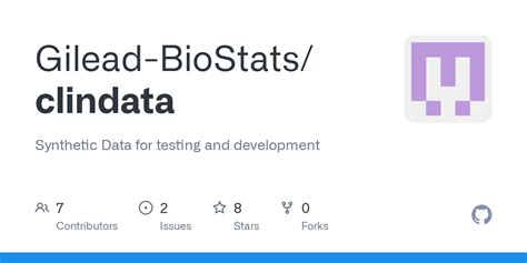 Github Gilead Biostatsclindata Synthetic Data For Testing And