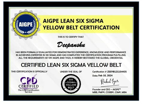 Deepanshu Tyagi On Linkedin Sixsigma