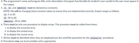 Solved MASM Assembly Language Random Arrays PLEASE DON T Chegg