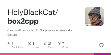 Github Holyblackcat Box2cpp C Bindings For Box2d 3 X Physics