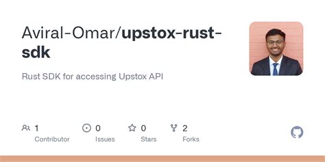 Github Aviral Omarupstox Rust Sdk Rust Sdk For Accessing Upstox Api
