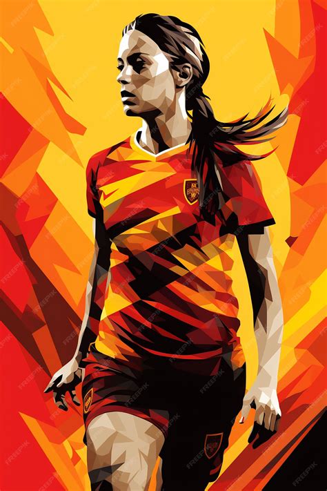 premium ai image a poster for a soccer player called the player