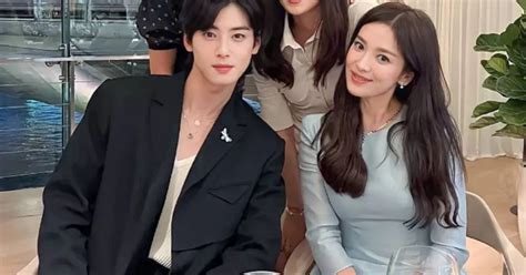 송혜교차은우 투샷화려한 비주얼 놀랍다공주같은 드레스룩실물체감샷 어썸클