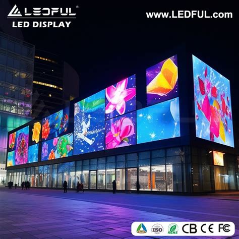 Full Color High Resolution Led Screen Stand Outdoor Video Wall Display