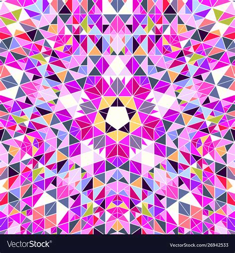 Polygonal Geometrical Abstract Dynamic Radial Vector Image