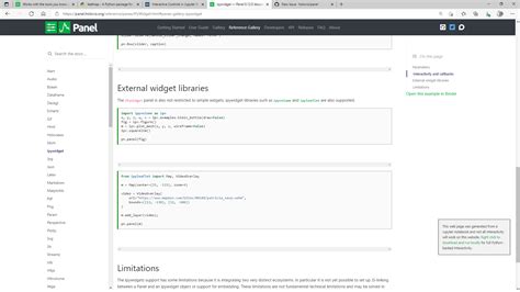 Ipywidgets Not Working For Ipykernel 6 · Issue 2593 · Holoviz Panel · Github