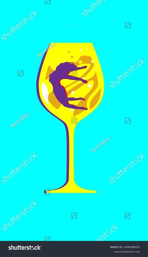 Girl Bathing Martini Glass Over 14 Royalty Free Licensable Stock