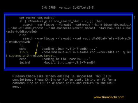 如何在救援(单用户模式)紧急模式下启动 Ubuntu 1804debian 9 服务器 Linuxstory 如何在救援(单用户模式)紧急模式下启动 Ubuntu 1804debian 9 服务器 Linuxstory