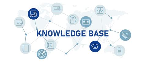 Knowledge Base Icon Set Education Learning Process Academic Adaptive System Data Information
