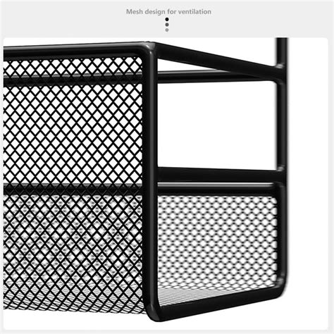 Open Mesh Bathroom Shelf For Ventilation Durable Iron Construction Marcobuy