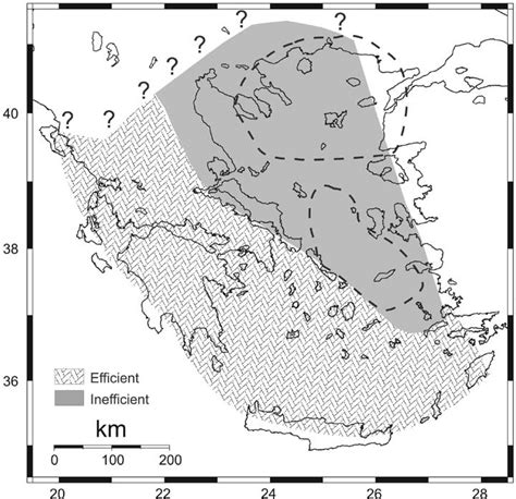 Geographical Sketch That Summarizes The Observations Of Shear Wave