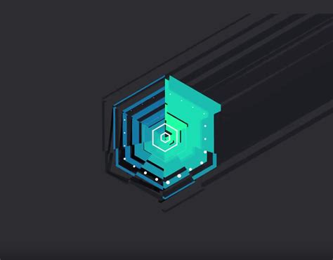 polygon animation behance