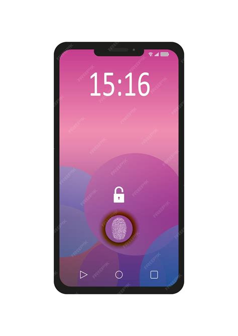 premium vector phone fingerprint unlock vector fingerprint unlock