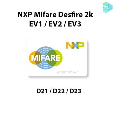 Nxp Mifare Desfire 2k Ev1 Ev2 Ev3 1356mhz Mifare Desfire D21 D22