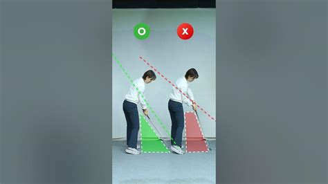 아이언 다운스윙 시 샤프트가 뒤로 과하게 기울지 않도록 해야 합니다 Youtube