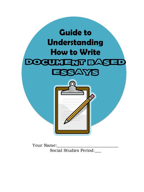Fillable Online How To Write A Dbq Essay Example In Pictures Fax