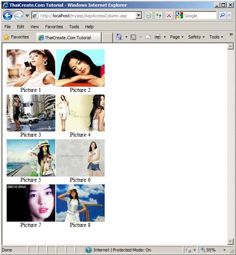 asp microsoft access multiple column