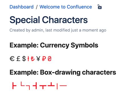 Special Characters Not Exported To Pdf Confluence Atlassian Support