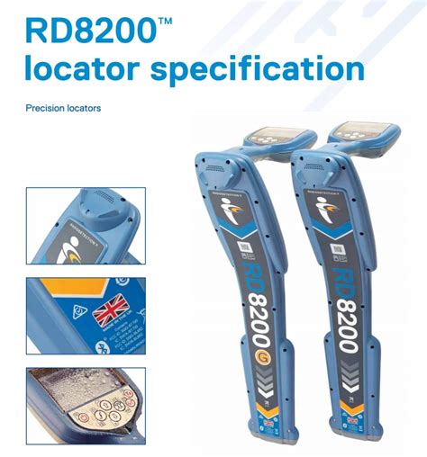 Localisateurs De Précision Radiodetection Spx Rd8200 Détecteur De