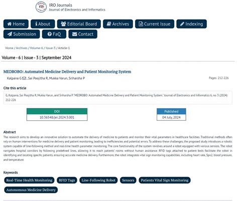 Mukka Varun On Linkedin Research Innovation Irojournals Proudauthor