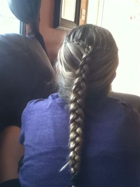 Waterfall Braids Braided Into A Dutch Braid Beautiful