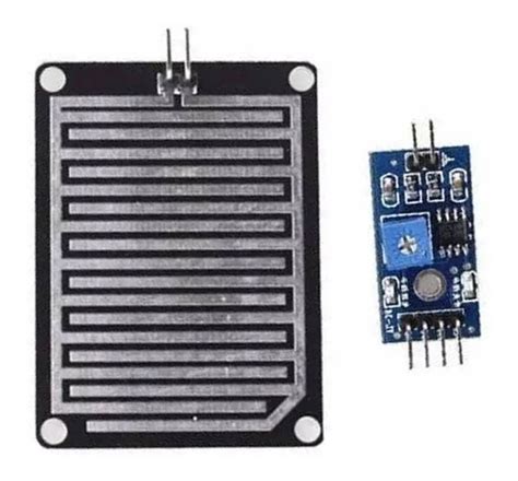 Sensor De Gotas Chuva Com Rele 12v Para Arduino Automacao Mebuscar Brasil