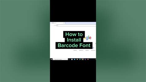 Ms Excel How To Install Barcode Font 💯 Barcode Install Exceltips Youtube