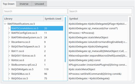 investigating library dependencies with elf dissector