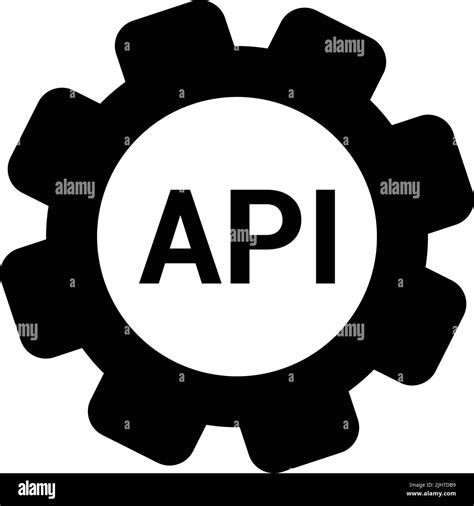Api Application Interface Icon Vector Eps File Perfect Use For