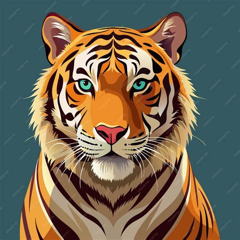 Tiger Clipart Vector Illustration Premium Ai Generated Vector