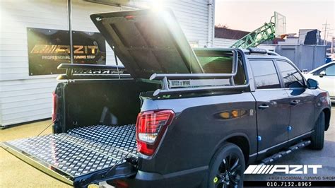 쌍용 렉스턴 스포츠 칸 트렁크 적재함 커버의 혁신 Ym 슬라이딩커버입니다 튜닝샵 아지트 A7