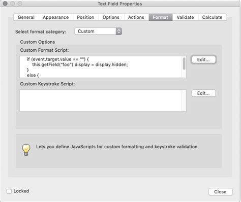 Conditional Formatting How To Hide A Field In Adobe Acrobat Pro Dc