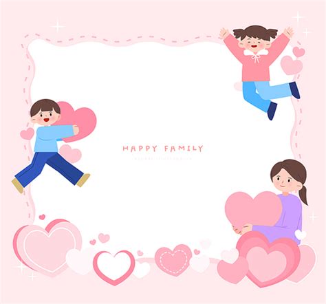 유토이미지 상세페이지 베이직샵 22322661 가정의달 행복한 가족 캐릭터 일러스트 01