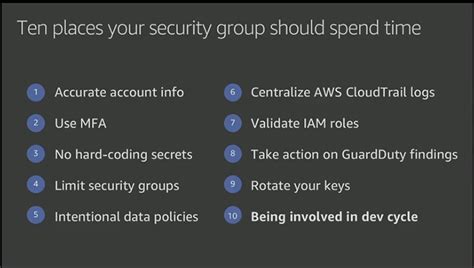 Top 10 Security Items To Improve In Your Aws Account Aws Security Blog