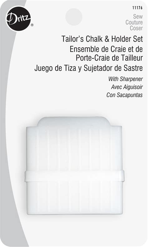 Dritz Holder Set With Sharpener White Tailors Chalk