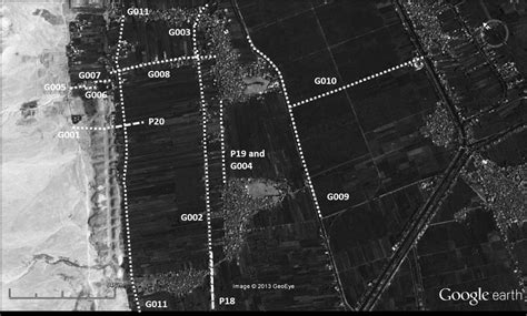 Locations Of Ert Profiles P18 P19 And P20 And Gpr Profiles G001 G011