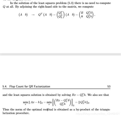 数据挖掘 矩阵的qr分解经济型qr分解 Csdn博客