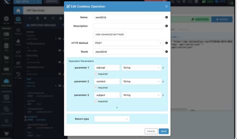 cors issue with sendgrid ui builder backendless support