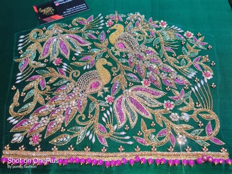 Picock Embroidery Design Sets Latest Blouse Designs Pattern Hand Work Blouse Design