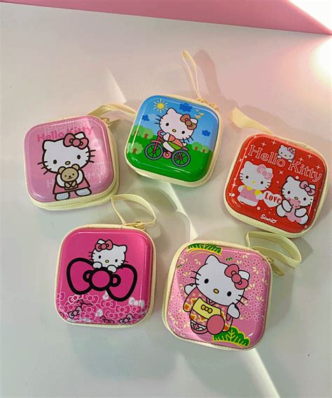 💎헬로키티 미니파우치 키티파우치 보석함 빅 틴케이스 기모노키티 소풍 리본 에이블리